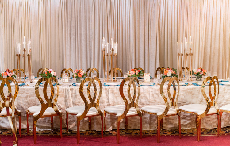 Gold Infinity Chair - Baltimore Party Rentals