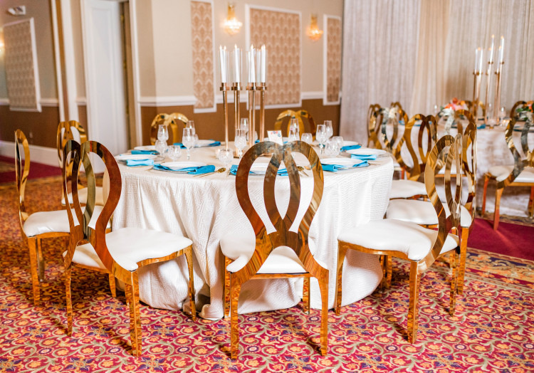 Gold Infinity Chair - Baltimore Party Rentals